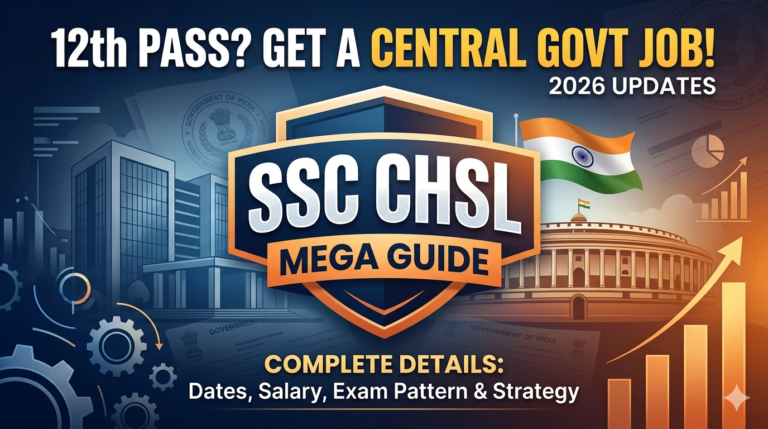 12th Pass? Get a Central Govt Job! SSC CHSL 2026 Complete Guide, Salary ...